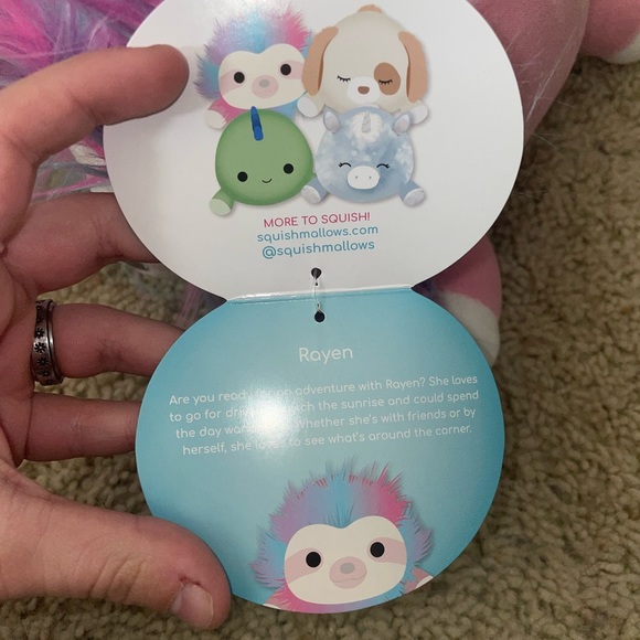 Squishmallows | Toys | Rayen Hug Mee Laying Squishmallow | Poshmark
